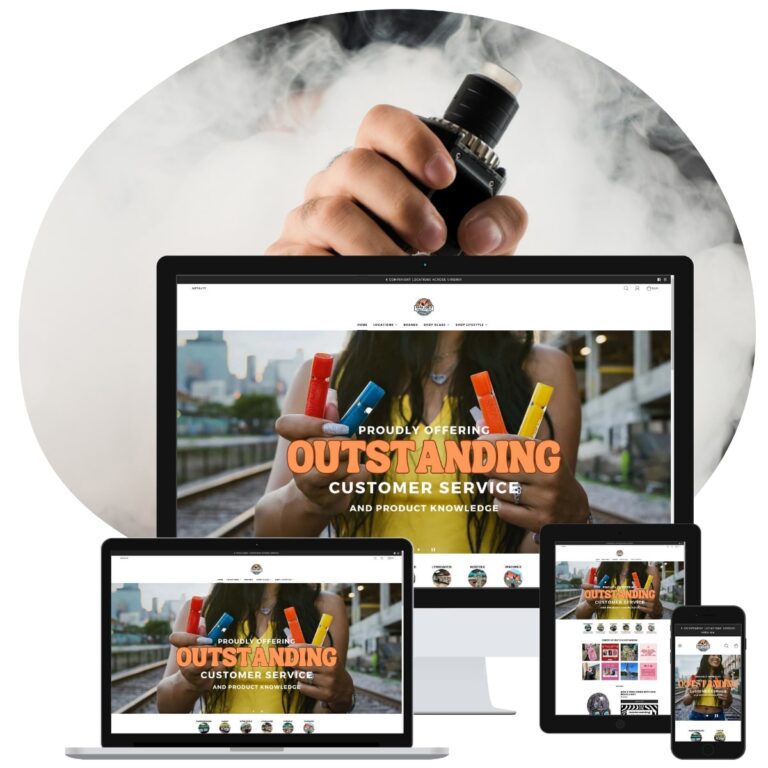 Cannabis Web Portfolio, Dispensary Web Portfolio Canada