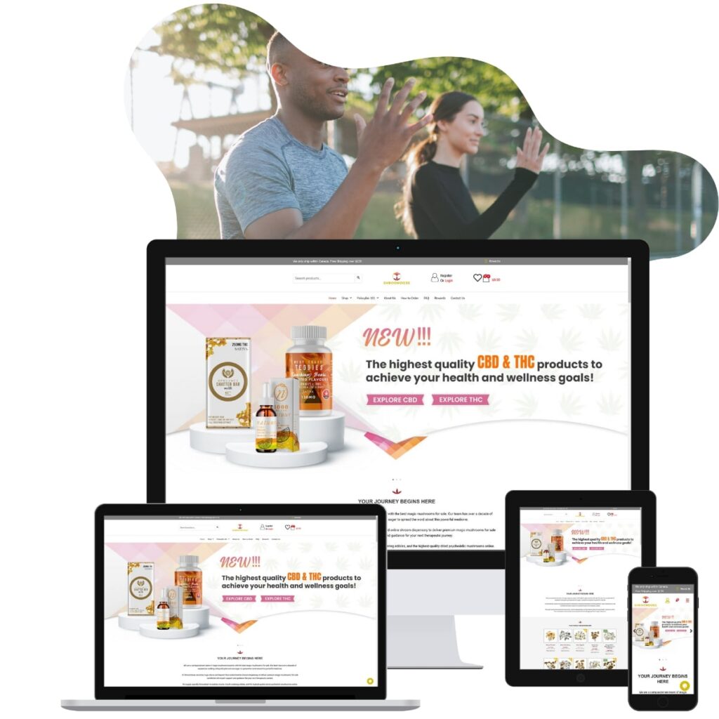 Cannabis Web Portfolio, Dispensary Web Portfolio Canada